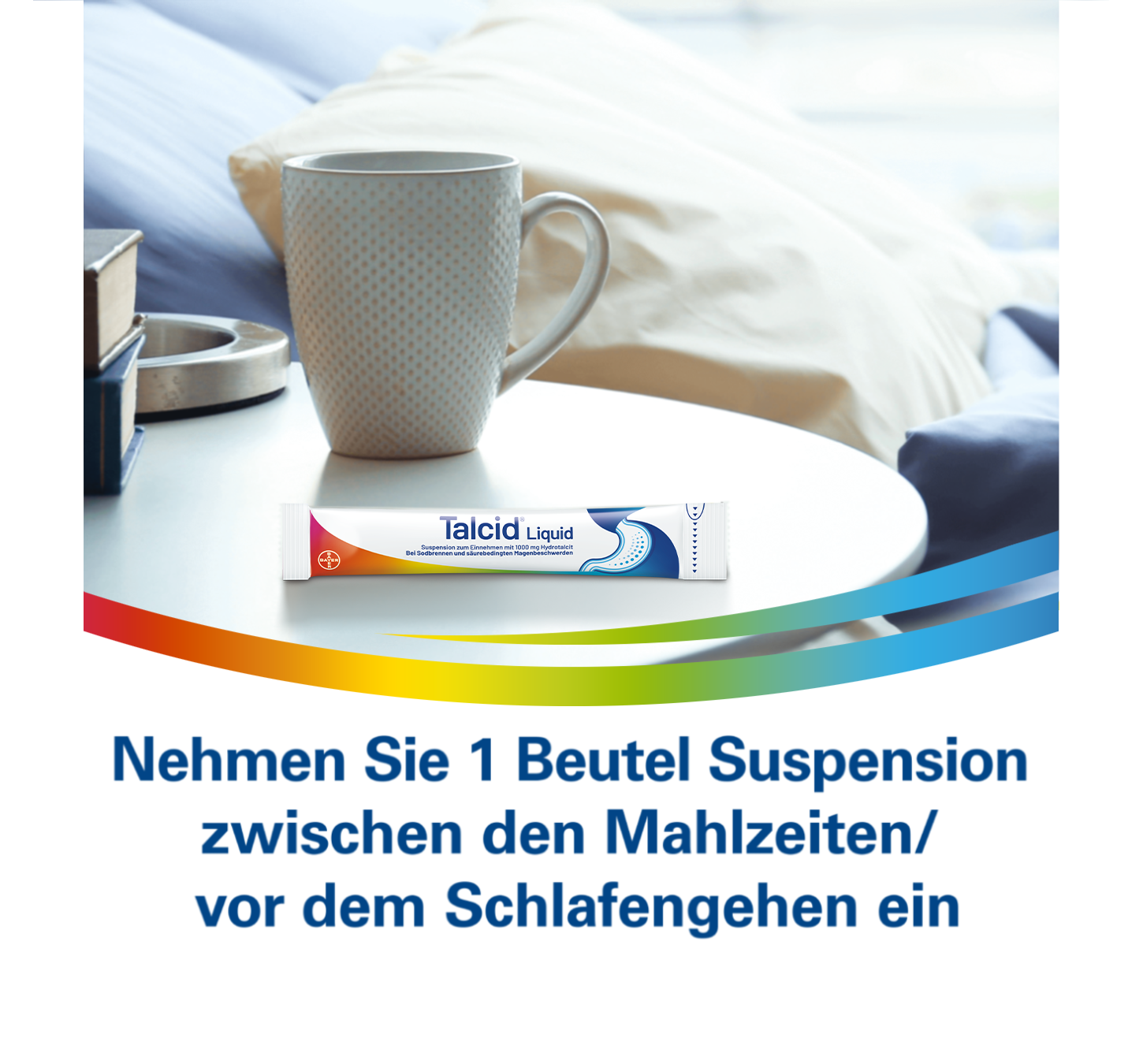 Talcid® Liquid – Sofort einnahmebereit bei Sodbrennen